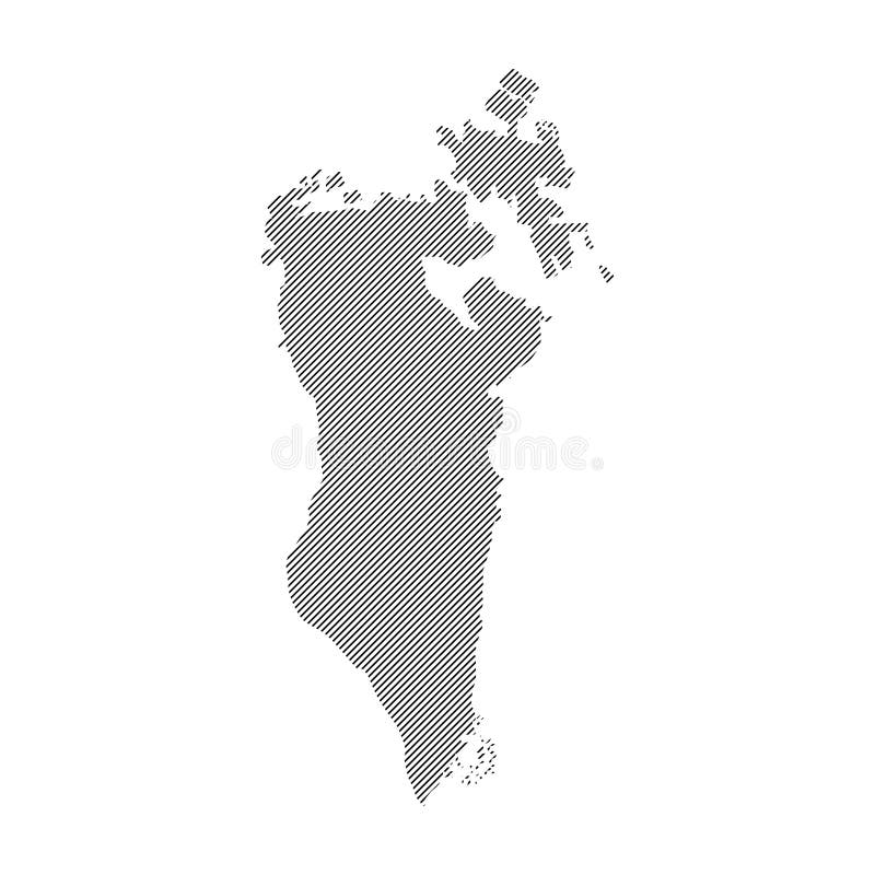Bahrain map icon stock illustration. Illustration of geography - 349415338