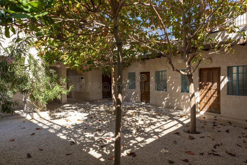 Bahrain - Muharraq - Pearling Path Courtyard Stock Photo - Image of ...