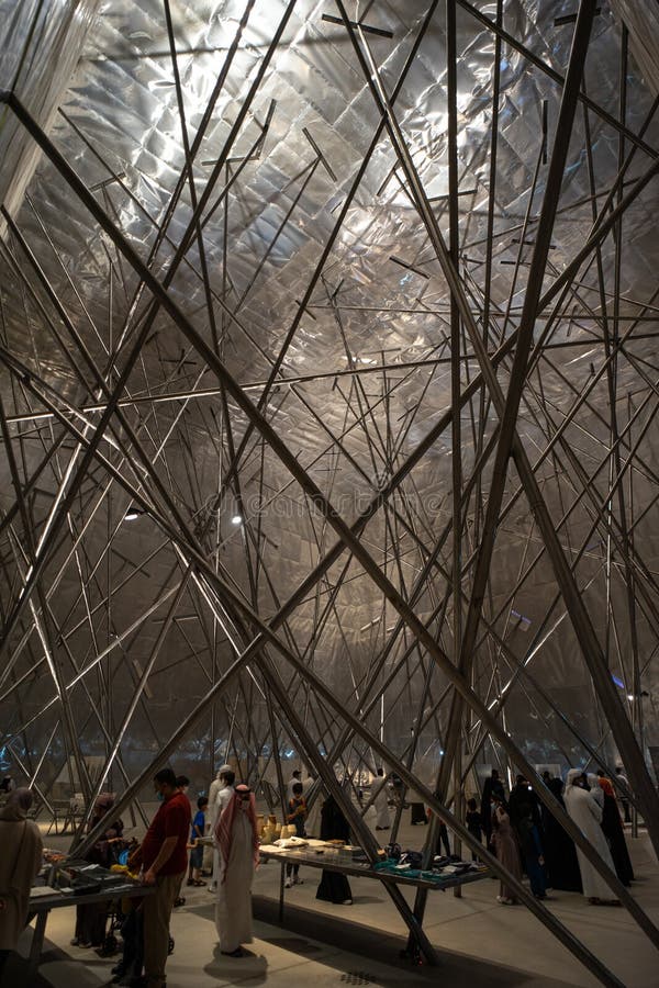 Mobility Pavilion Futuristic Interior, Dubai Expo 2020 Editorial Image ...