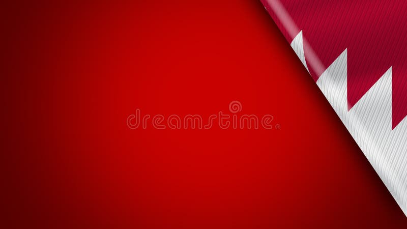 Bahrain and Red Background â€“ 3D Illustrations Stock Illustration ...