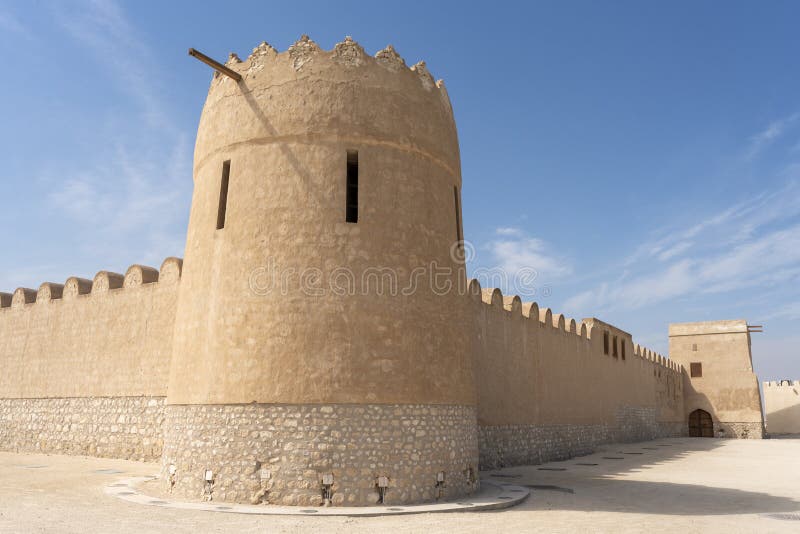 Bahrain - Riffa - Riffa Fort Stock Photo - Image of wall, desert: 363089328