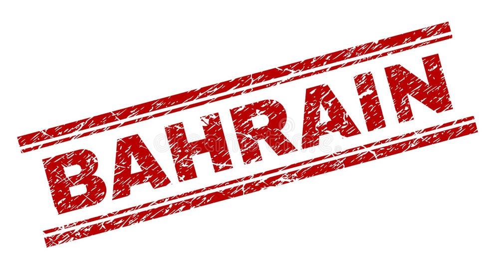 Grunge Textured BAHRAIN Stamp Seal Stock Vector - Illustration of lines ...