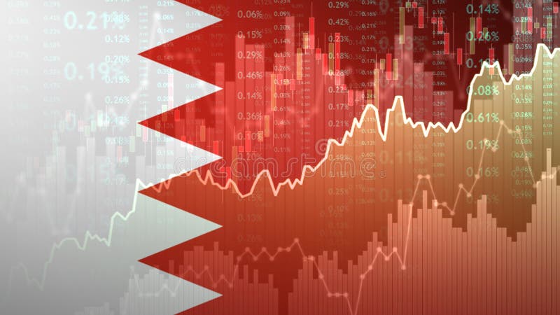 Bahrain Stock Market Growth and Financial Data Visualization Stock ...