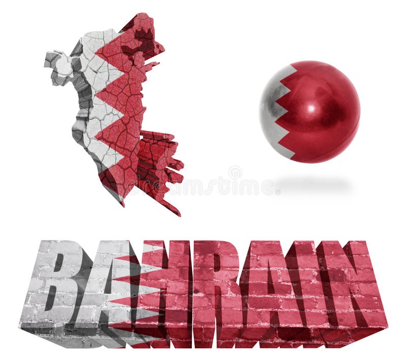 Bahrain Symbols stock illustration. Illustration of power - 100347004