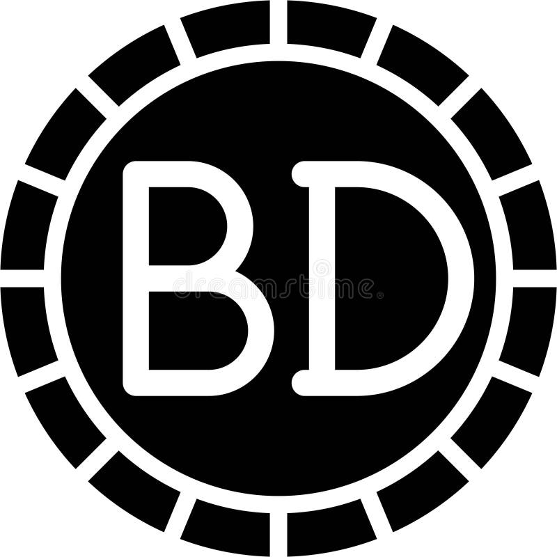 Bahrain Dinar Line Style Icon Stock Vector - Illustration of ...