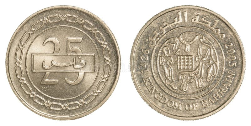 100 Bahraini dinar coin stock image. Image of currency - 31916283