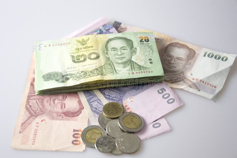 Baht stock photo. Image of finance, white, exchange, asia - 39421958
