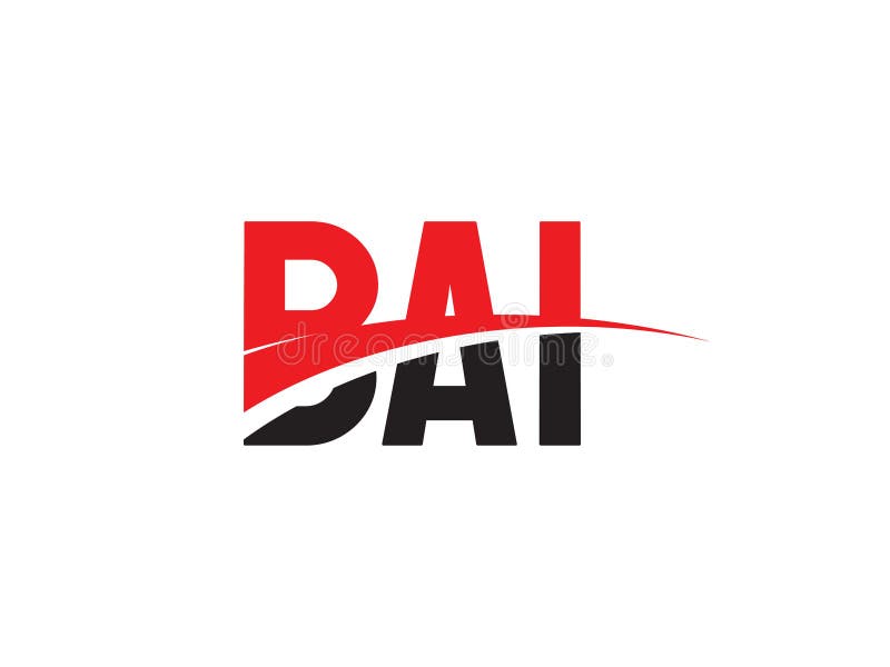 BAI Letter Initial Logo Design Vector Illustration Stock Vector ...