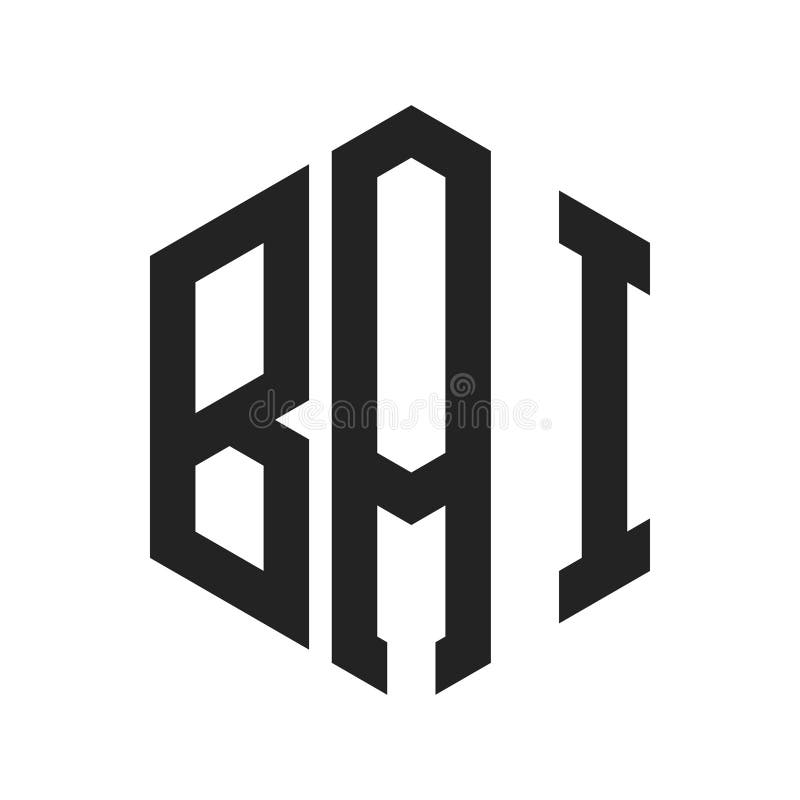 BAI Logo Design. Initial Letter BAI Monogram Logo Using Hexagon Shape ...