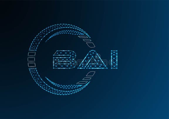 BAI Low Poly Letter Logo Vector Design. BAI Lower Poly Logo Stock ...