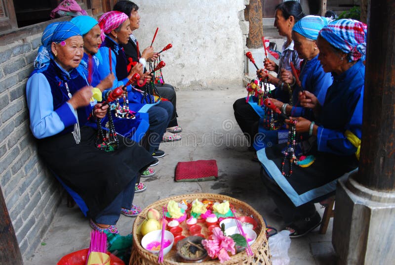 Bai People in Southwest China Editorial Photography - Image of folk ...