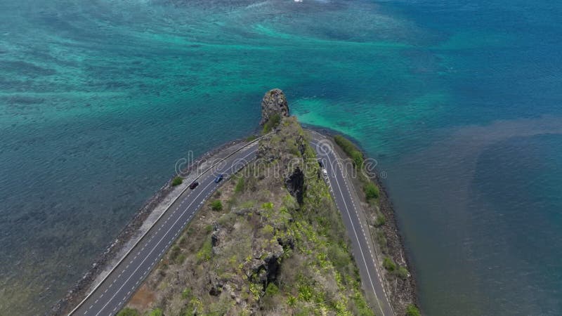 Baie Du Cap Maconde View Point, Mauritius Attractions Stock Footage ...