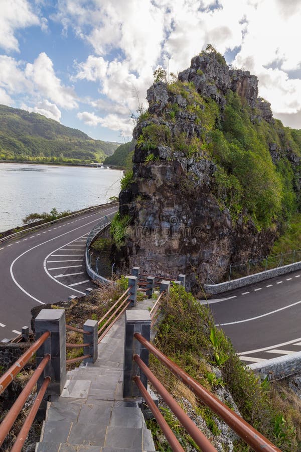 Baie Du Cap Mauritius Maconde Viewpoint Stock Photo - Image of south ...