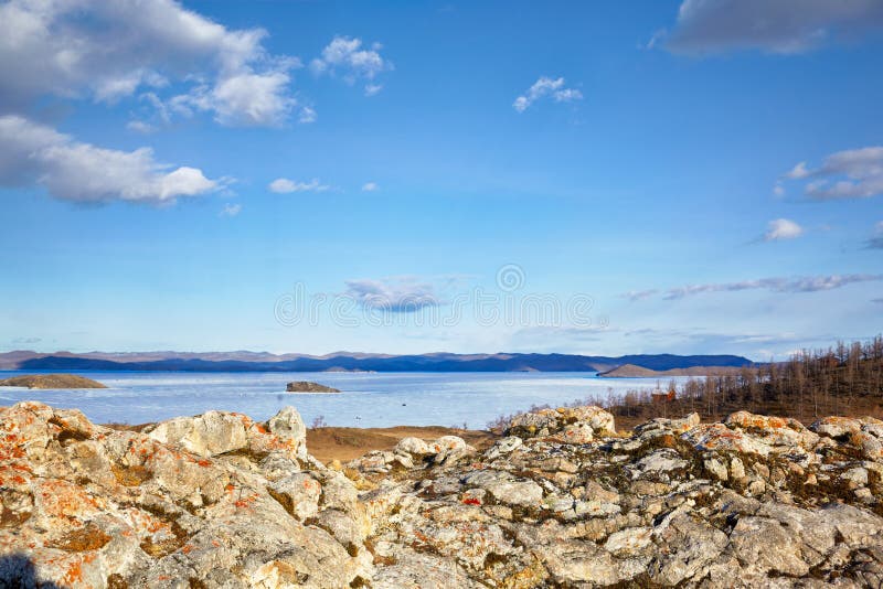 Baikal lake stock image. Image of colour, russian, cold - 43829791