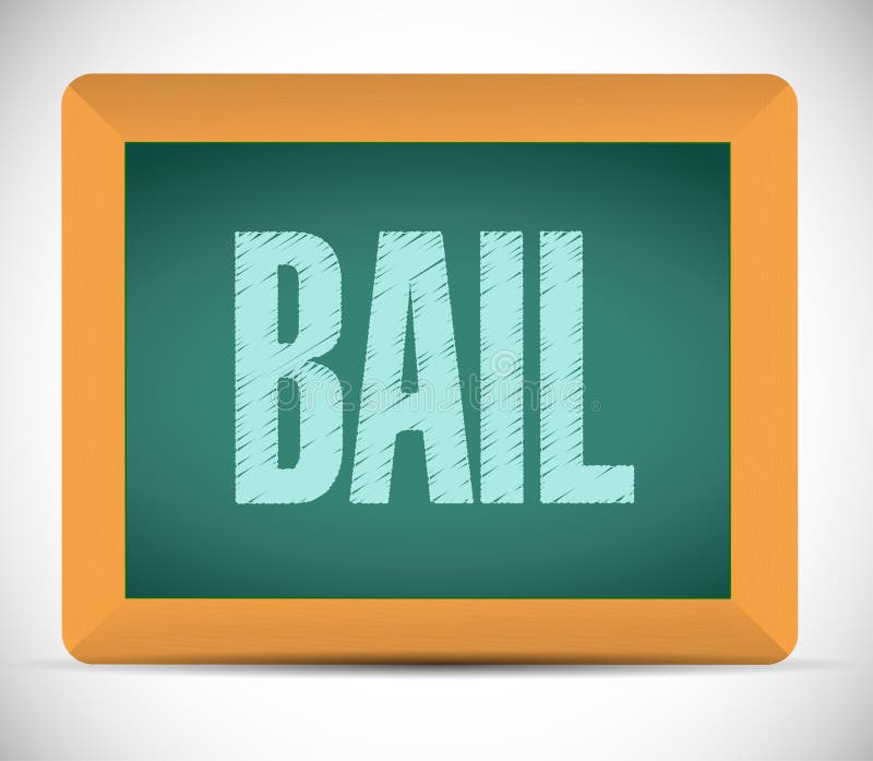 Bail sign. stock illustration. Illustration of burden - 29356271