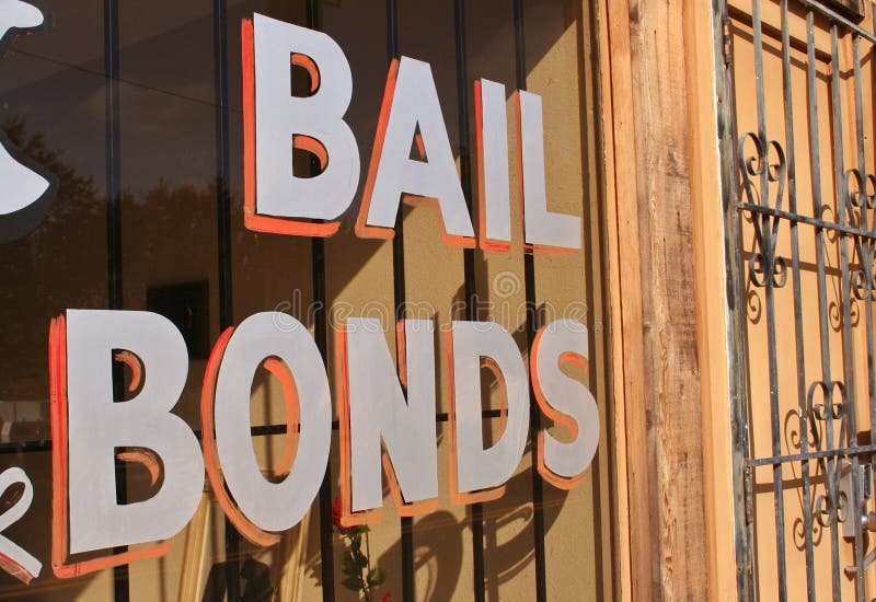 Bail Bonds Sign stock image. Image of colorful, legal - 23266989