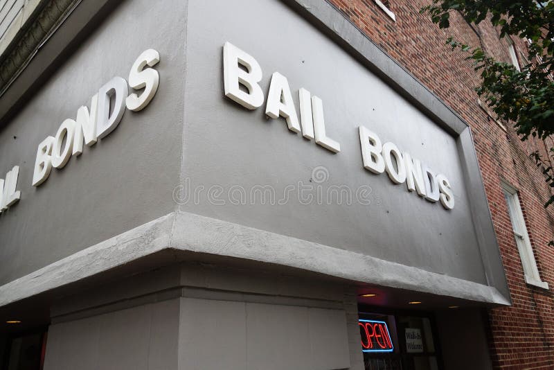 Bail Bonds Sign stock image. Image of colorful, legal - 23266989