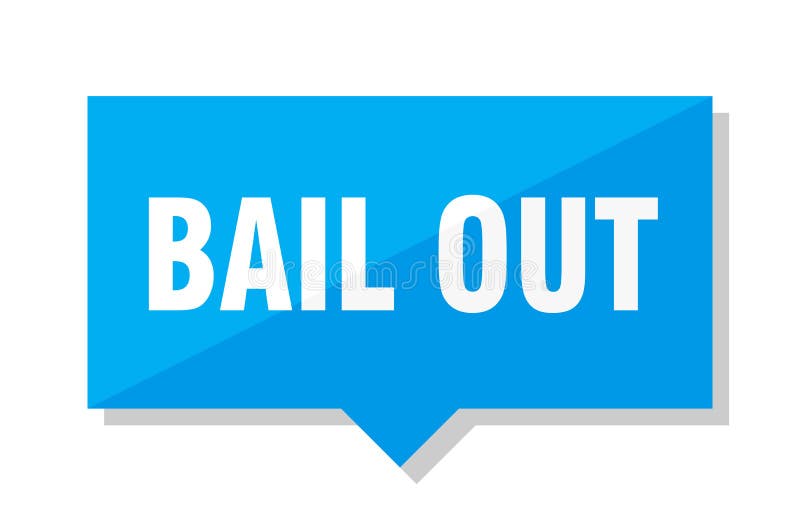 Bail out price tag stock vector. Illustration of design - 117559754