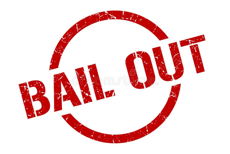 Bail out stamp stock vector. Illustration of banner - 136865786