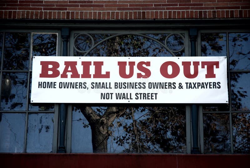 Bail Us Out editorial photo. Image of public, political - 7121696