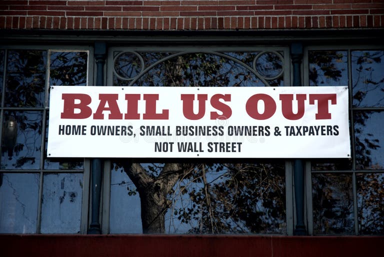 Bail Us Out editorial photo. Image of public, political - 7121696