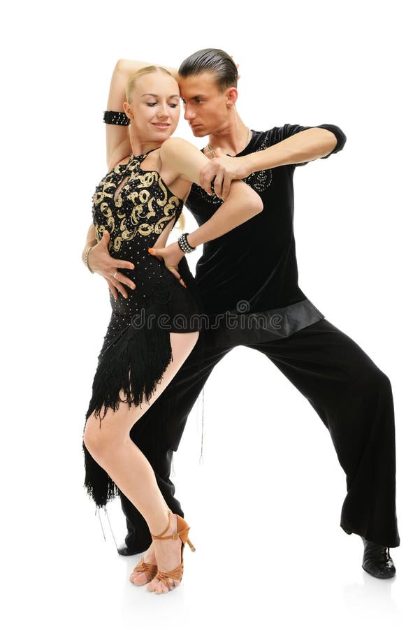 Bailarines del Latino foto de archivo. Imagen de disco - 37103136