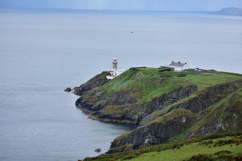 Bailey lighthouse howth stock image. Image of howth - 155771259