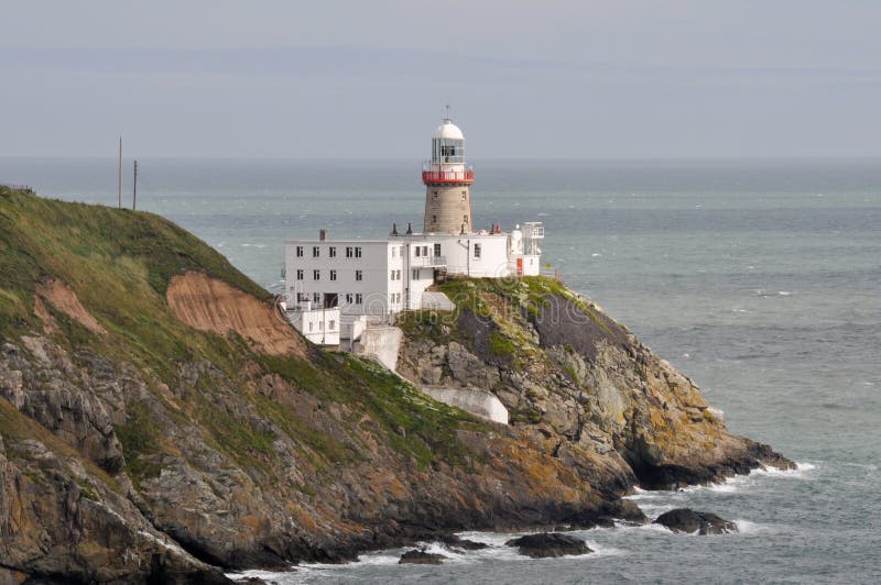 Bailey Lighthouse, Howth, Dublino, Irlanda Immagine Stock - Immagine di ...