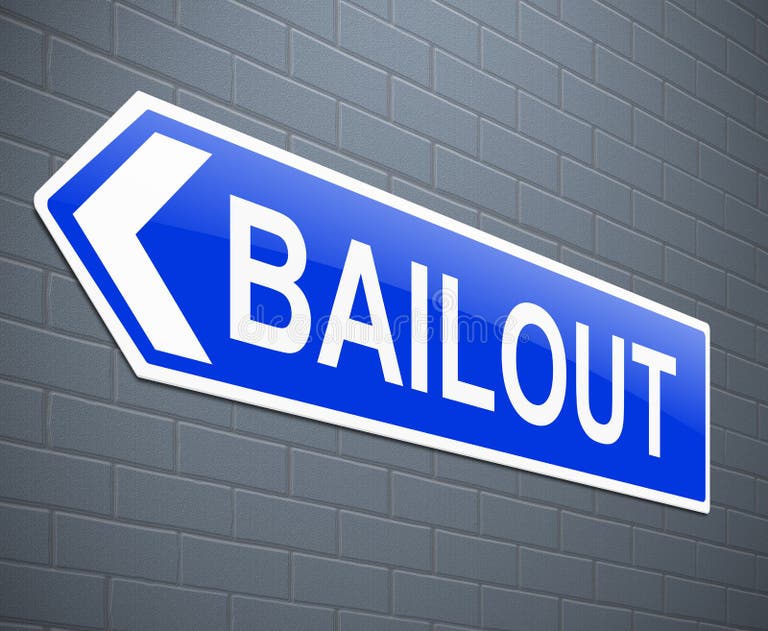 Bailout concept. stock illustration. Illustration of economy - 37515667