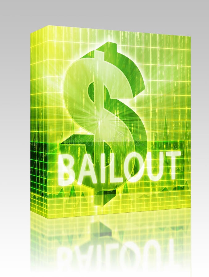 Bailout Finance Illustration Box Package Stock Illustration ...
