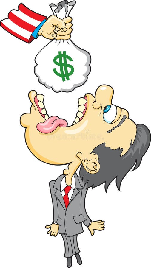 Bailout Handout stock vector. Illustration of bank, government - 8362514