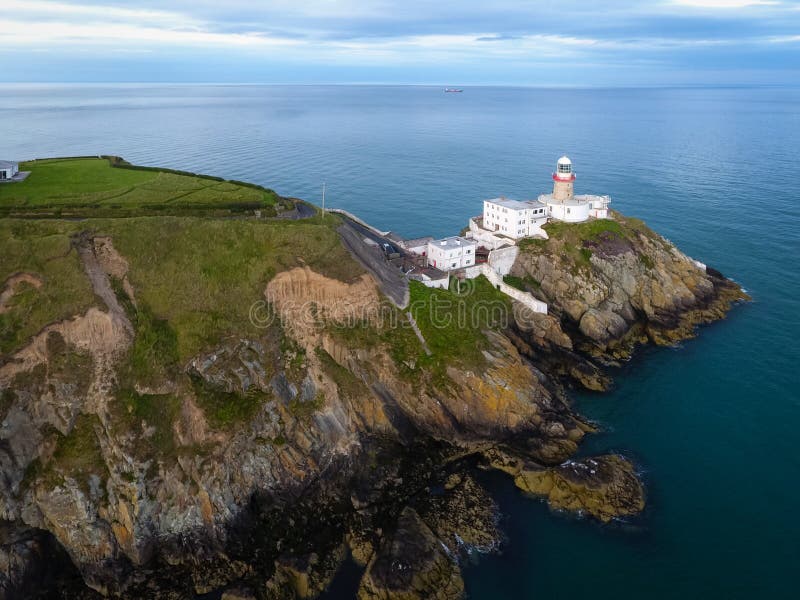 Lighthouse at Howth Harbor in Dublin, Ireland Stock Photo - Image of ...