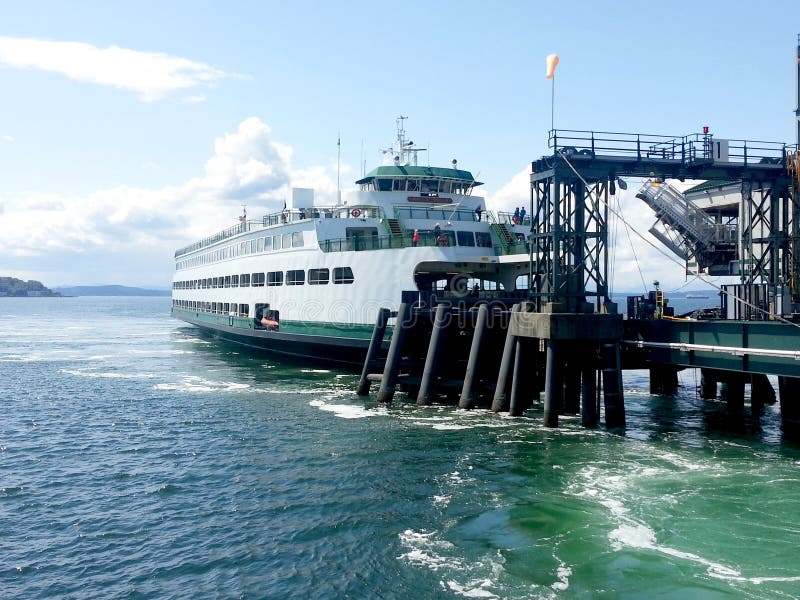 Ferry Dock Lake Geneva stock image. Image of mountains - 61306973