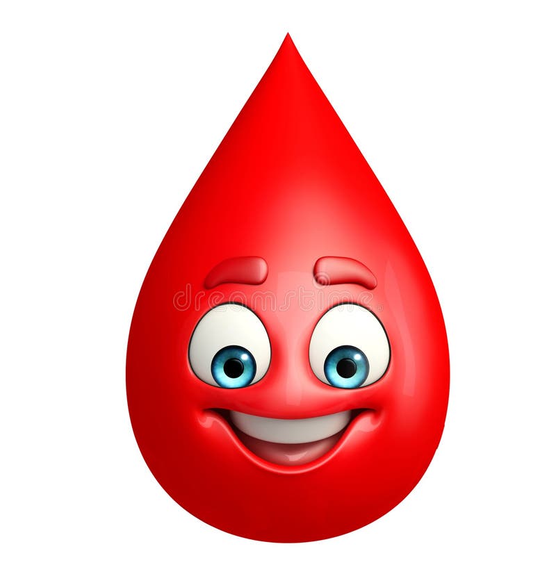 Personnage De Dessin Animé Sur La Transfusion Sanguine Illustration de ...
