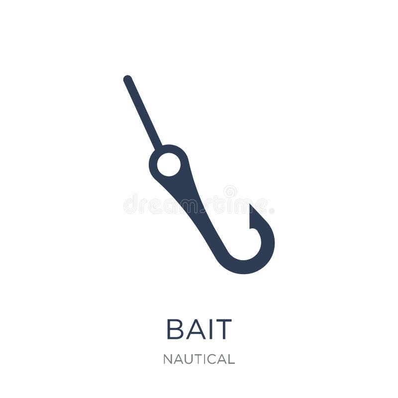 Bait Icon. Trendy Bait Logo Concept on White Background from Nautical ...