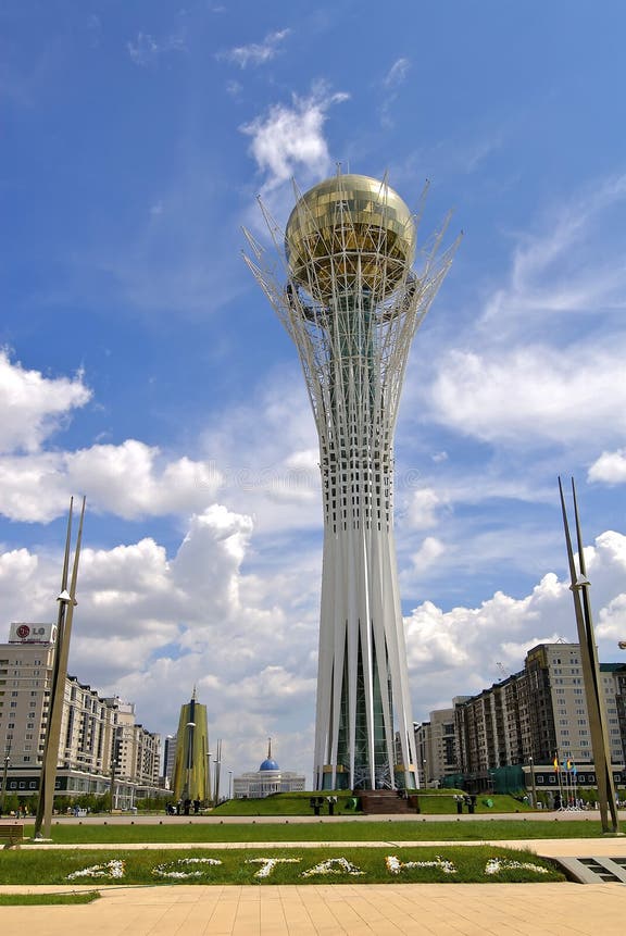 Baiterek stock image. Image of building, blue, business - 3575117