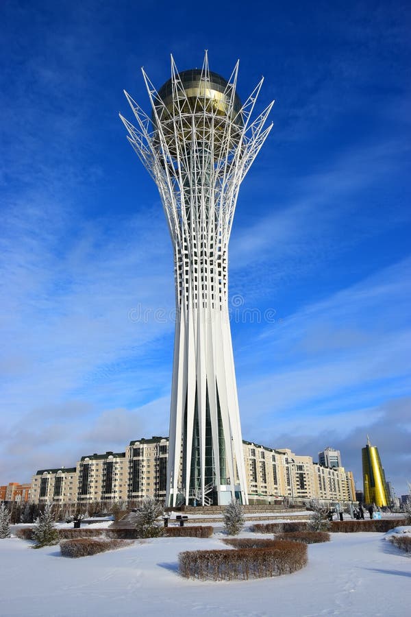 The BAITEREK Tower in Astana / Kazakhstan Editorial Stock Image - Image ...