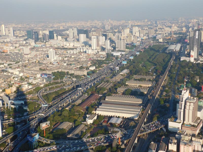 Baiyoke sky hotel editorial stock photo. Image of thailand - 105258653