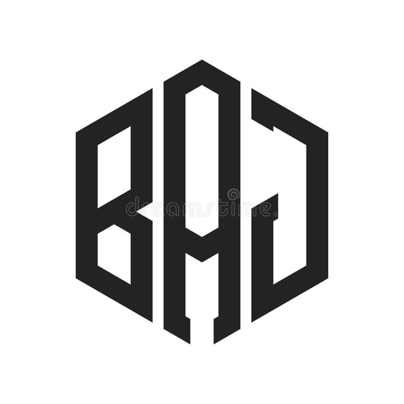 BAJ Logo Design. Initial Letter BAJ Monogram Logo Using Hexagon Shape ...
