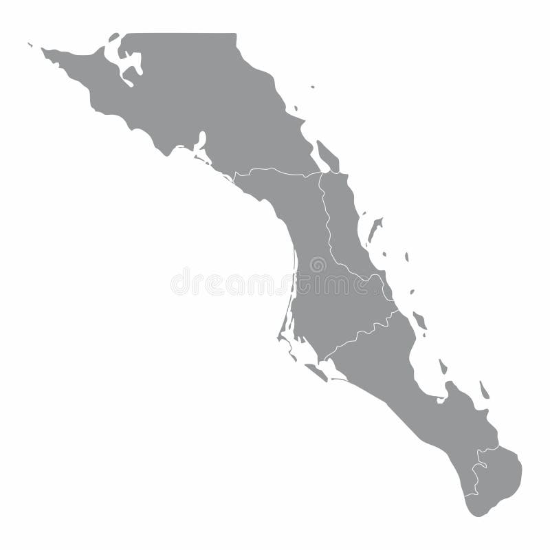 Baja Map Stock Illustrations – 615 Baja Map Stock Illustrations ...