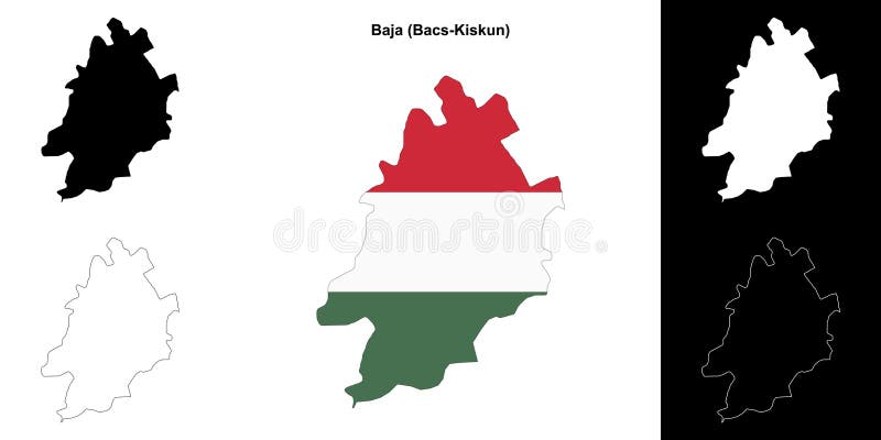 Baja outline map stock vector. Illustration of blank - 357728434