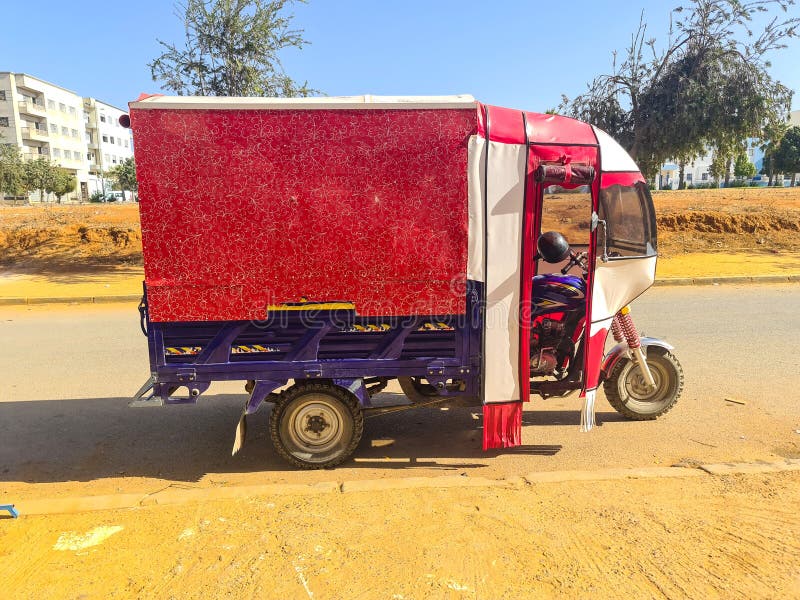 Bajaj Motorized Rickshaw Common Form of Public Transport in South East ...