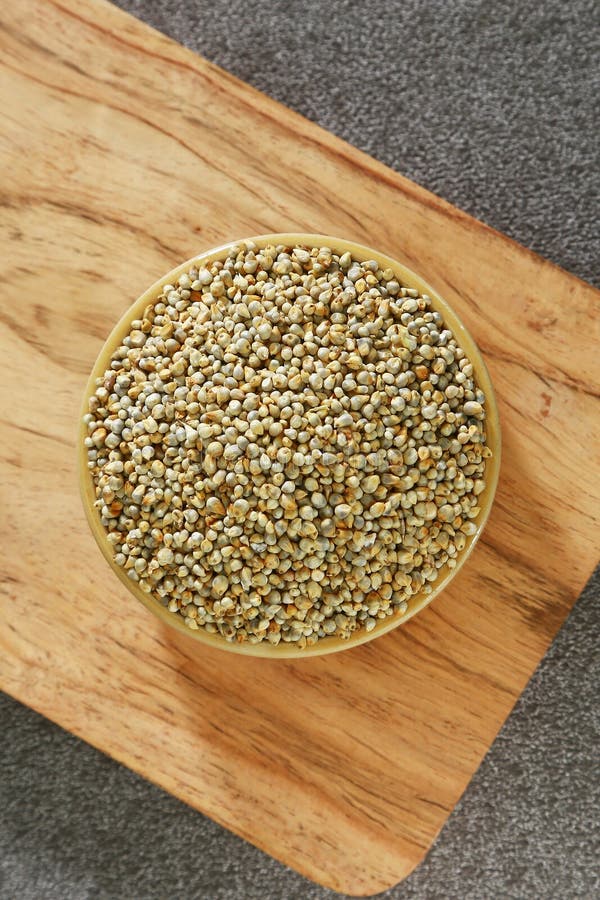 Bajra or Pearl Millet, Indian Mota Anaj Stock Image - Image of bajeer ...