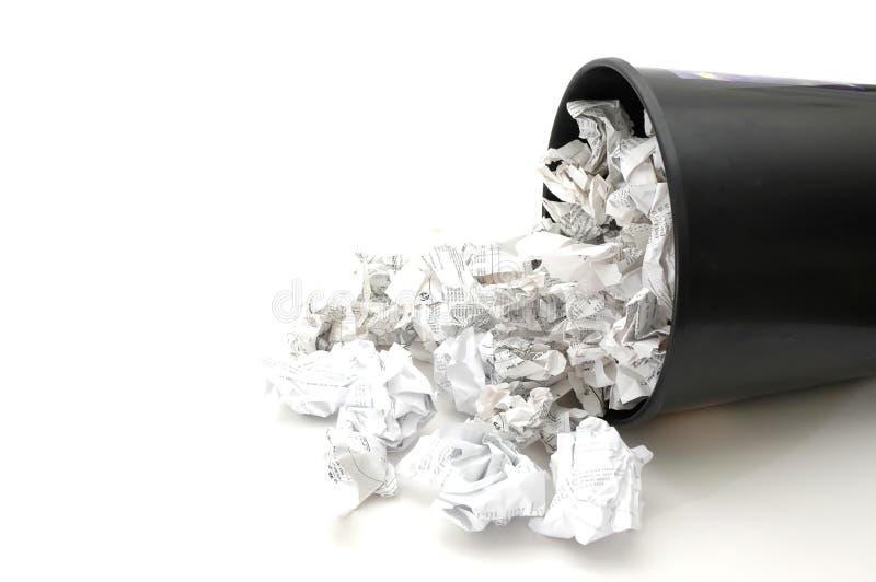 Bak Die Met Document Wordt Gevuld Stock Foto - Image of overbelasting ...