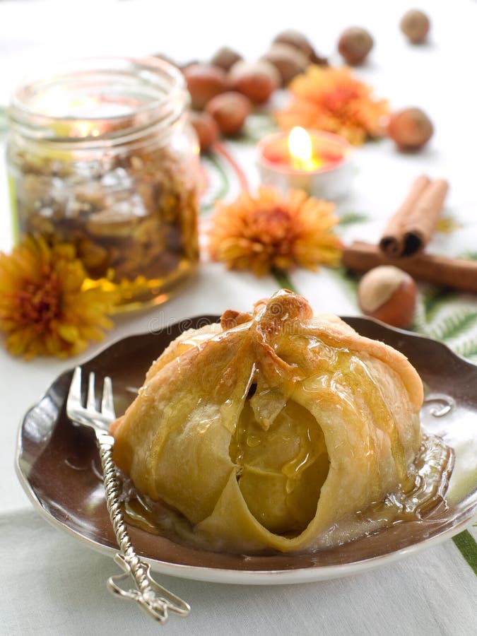 Baked Apple stock photo. Image of snack, healthy, dishware - 16398124