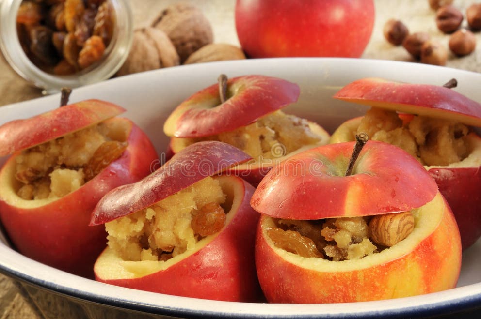 Baked apple raw stock image. Image of fruit, crunchy - 11243379