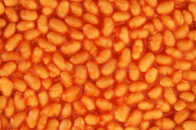 Baked Beans Background Texture Stock Image - Image of background, baked ...