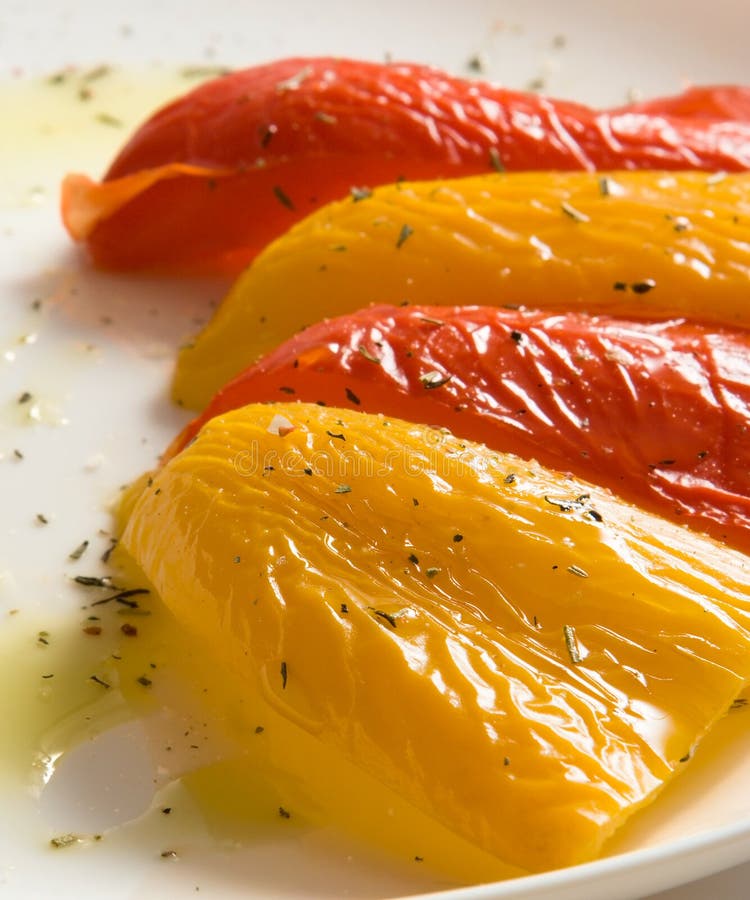Baked bell pepper stock photo. Image of green, cook, basil - 2191234