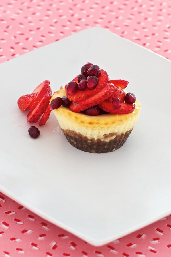 Baked Berry Cheesecake stock image. Image of cheesecake - 26053517