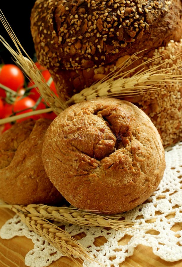 Baked bread stock photo. Image of bakery, healthy, object - 19694358